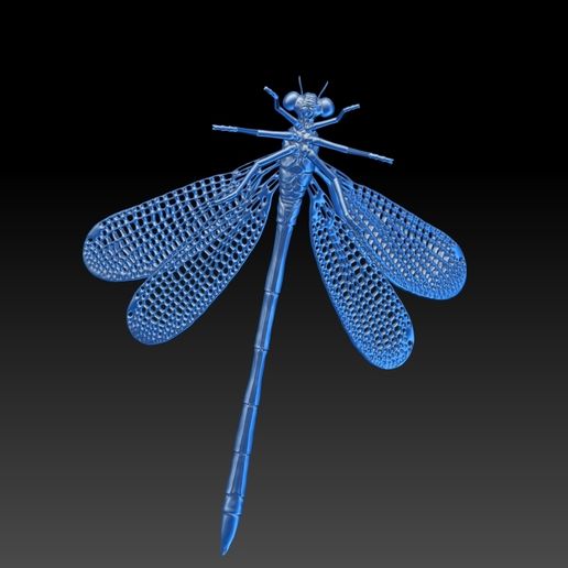 📶 Dragonfly・ STL File for 3D printing・Cults