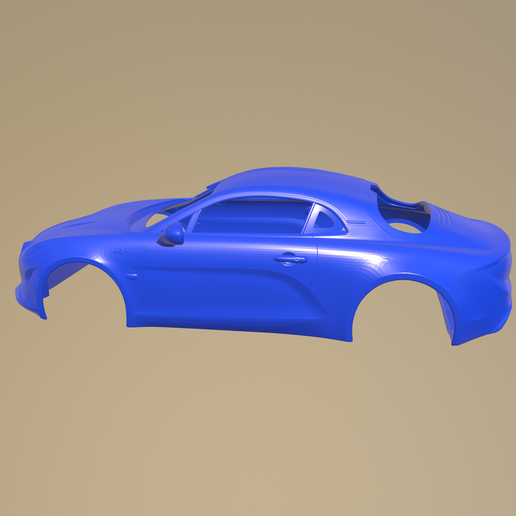 STL file RENAULT ALPINE A110 2018 PRINTABLE CAR BODY・Model to download and 3D print・Cults