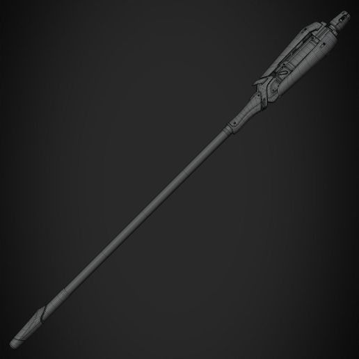 🔫 Overwatch Mercy Caduceus Staff for Cosplay・ STL File for 3D printing ...