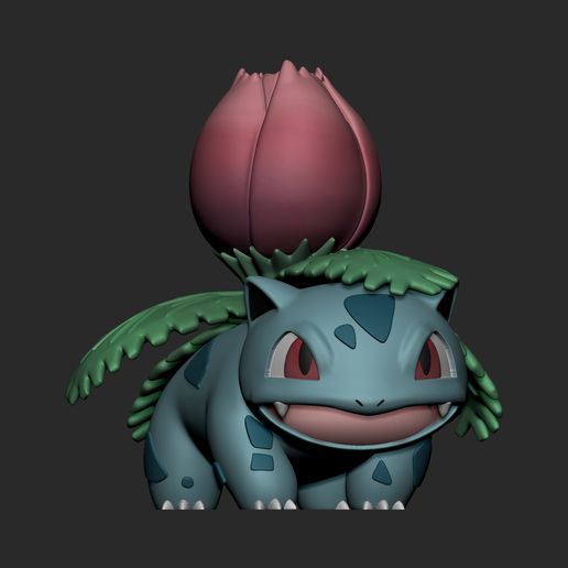 🐉 Pokemon - Bulbasaur, Ivysaur and Venusaur・ STL File for 3D printing・Cults