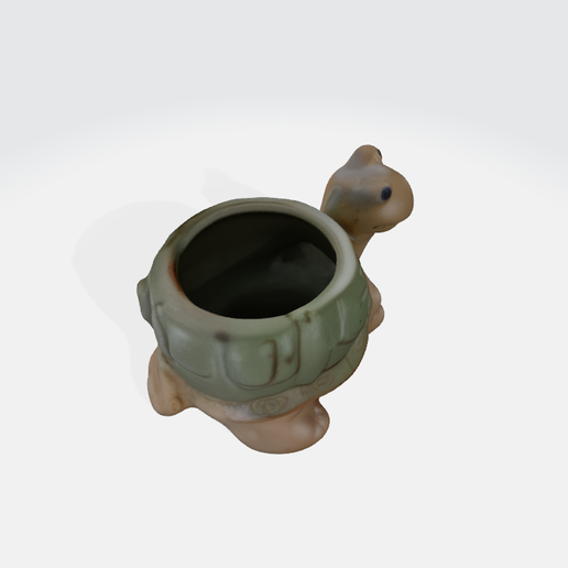 Archivo STL Turtle flower pot - 3d model 🐢 ・Plan de impresión en 3D ...