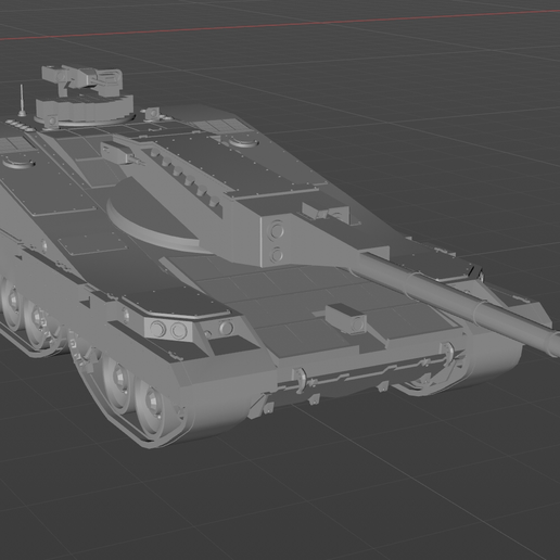 🪖 Soviet 490 Project experimental tank 3D model material・ OBJ File for ...