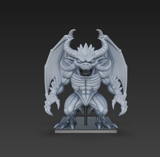 👹 Ruling Terror - Winged Demon Lord 3D Print Model・ STL File for 3D ...