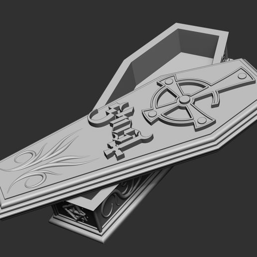 👻 Ghost Coffin・ STL File for 3D printing・Cults
