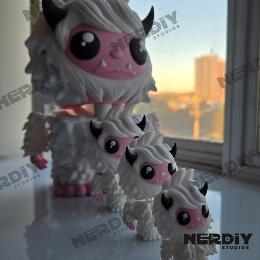 🧸 Yuri the Yeti・ STL File for 3D printing・Cults