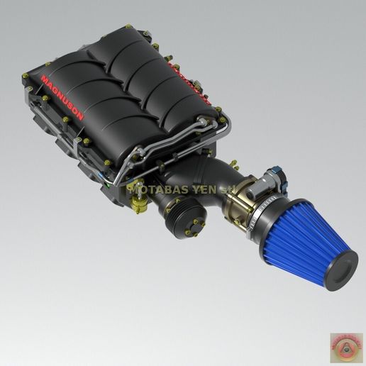 🌆 MAGNUSON TVS2300 - SUPERCHARGER・ STL File for 3D printing・Cults