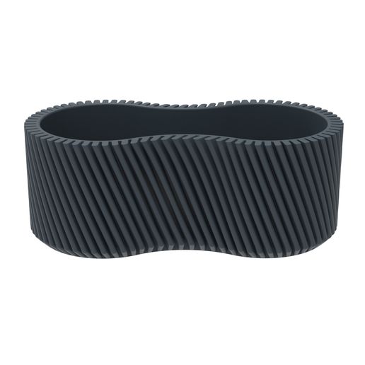 ♾️ Finned infinity - Pot - Vase - Pencil holder or planter・ STL File ...