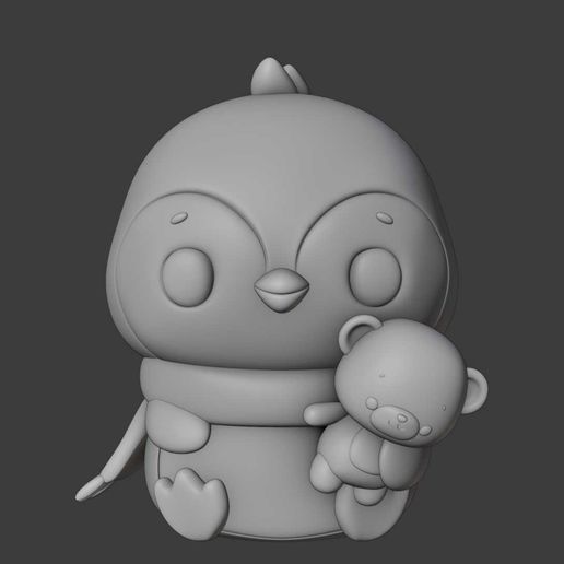 🐧 Penguin・ STL File for 3D printing・Cults