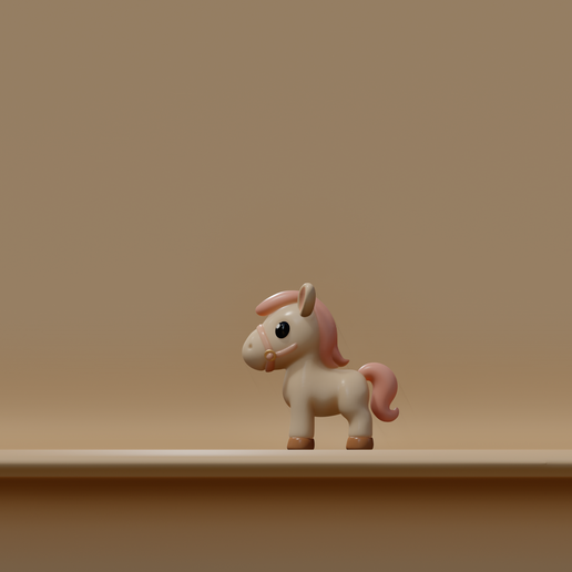 🐉 Cute Pony 3D Printable STL Multi Parts・ 3D File for 3D printing・Cults