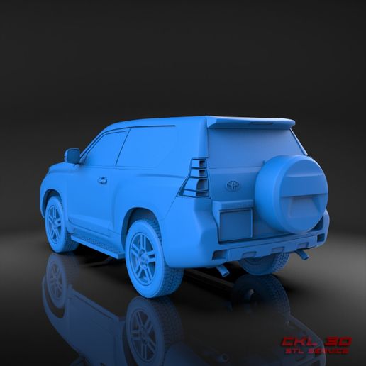 STL file Toyota Land Cruiser Prado 3door 2010 STL PRINTABLE 🚗 ・3D print ...