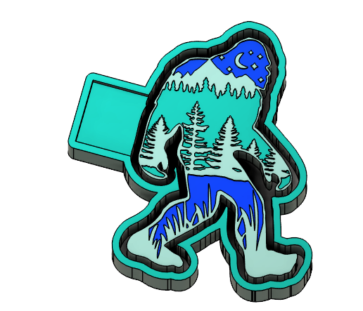 🦶 Big Foot・ STL File for 3D printing・Cults