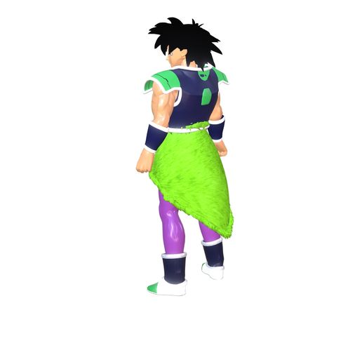 🐉 BROLY Goku DRAGON BALL Z DB SUPER DOWNLOAD RIGGED 3D MODEL FBX OBJ ...