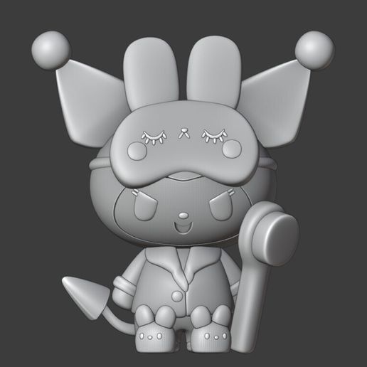 🎲 Kuromi sanrio・ STL File for 3D printing・Cults