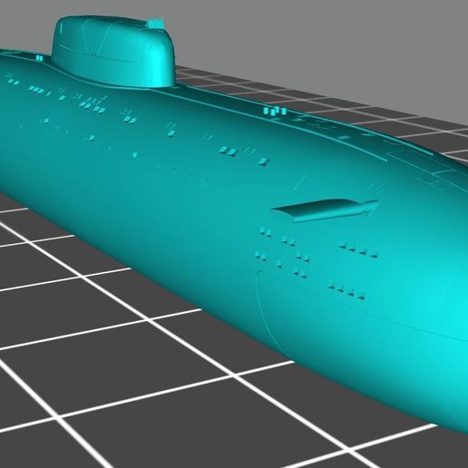 ️ RC-Submarine Project 945 Sierra 1:96・ 3D File for 3D printing・Cults