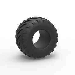 Download 34 3D models from Monster Jam tires Scale 1:25 listed by ...
