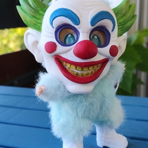 👾 Labubu Shorty (Killer Klown) Mask・ STL File for 3D printing・Cults