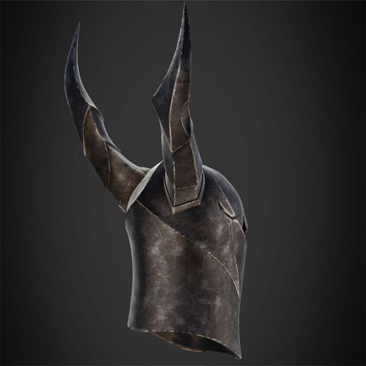 🪖 Dark Souls Black Knight Helmet for Cosplay・ STL File for 3D printing ...