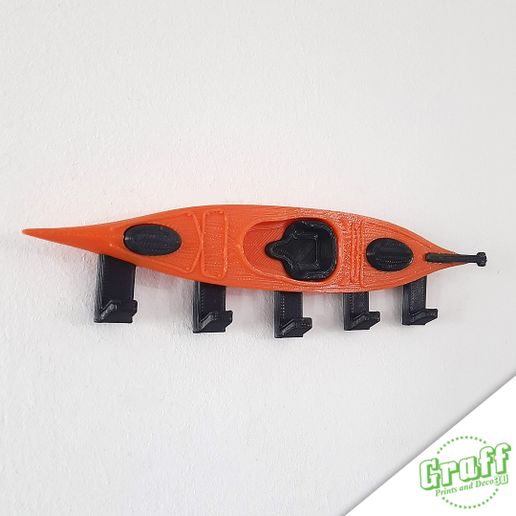🛶 Kayak Key holder・ STL File for 3D printing・Cults