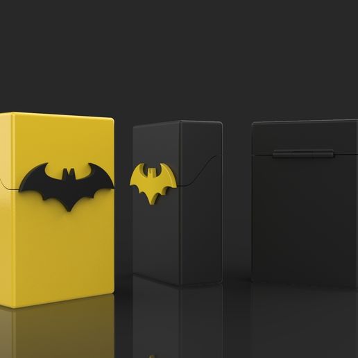 🚬 BATMAN CIGARETTE CASE BOX・ STL File for ・Cults