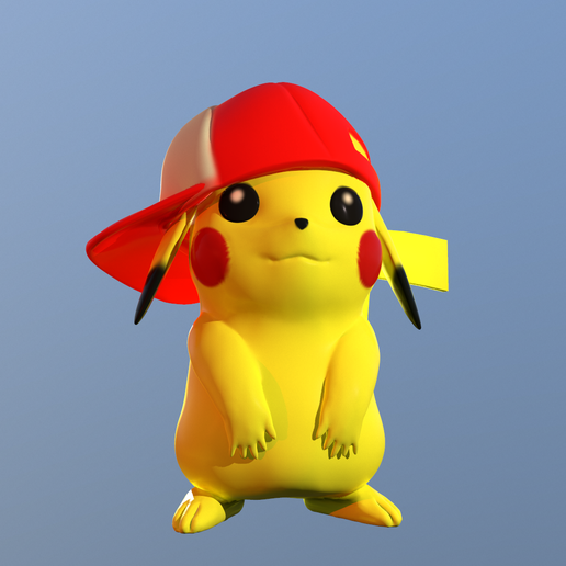 🐉 Pikachu・Free STL File for ・Cults