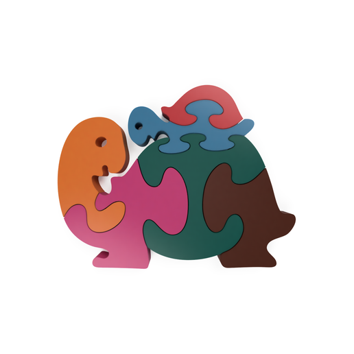 Free STL file Turtle Puzzle 🐢 ・3D print design to download・Cults