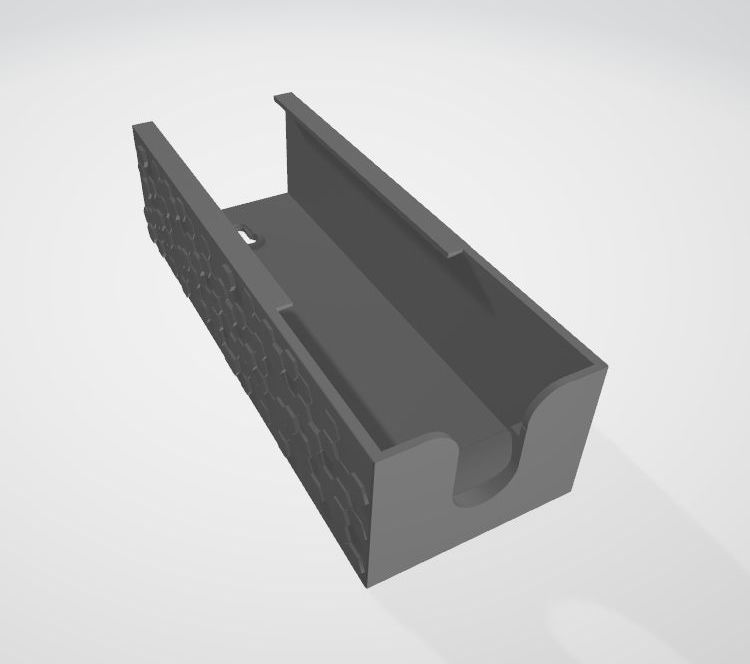 Télécharger fichier STL Support mural rouleaux de terminal de paiement carte bleue • Design pour ...