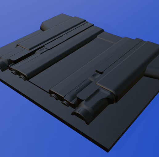 ⚽ Springfield Hellcat Pro + Streamlight TLR-7 Sub Split Mold Vacuum ...