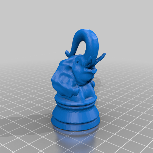 ♟️ Savanna chess set [medium]・Free 3D File for ・Cults