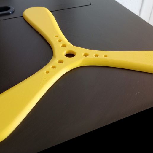🪃 Functional 3-prong boomerang (returns on successful launch)・ STL File ...