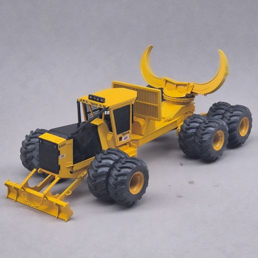 🚜 Tigercat 640 Clambunk Skidder 1/24 scale・ STL File for 3D printing・Cults