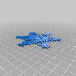 Free 3D file Snowflake 15 ️ ・Object to download and to 3D print・Cults