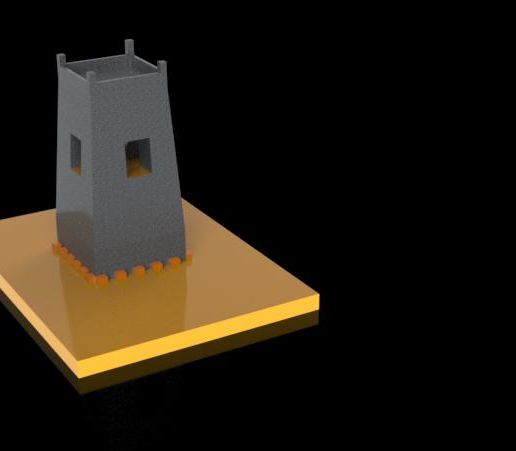 3MF file Stone Tower 🗿 (STEP)・3D print design to download・Cults