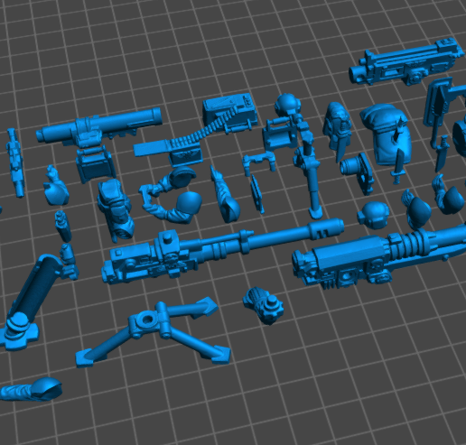 3D file MILITARUM IMPERIAL GUARD ASTRA NEW CADIAN HEAVY WEAPONS 💂 ・3D printing model to download ...