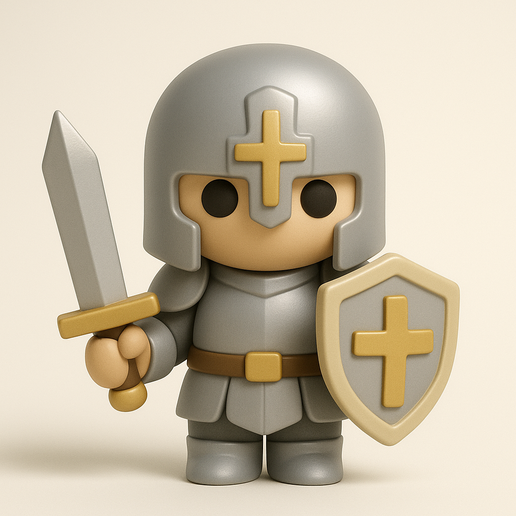 🎲 Tiny Heroes - Starter Pack (7 Models)・ STL File for 3D printing・Cults