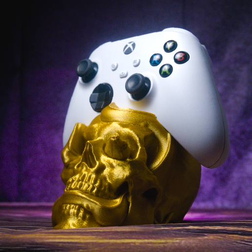 💀 Skull and Snake Controller Stand - Xbox Controller・Free STL File for ...