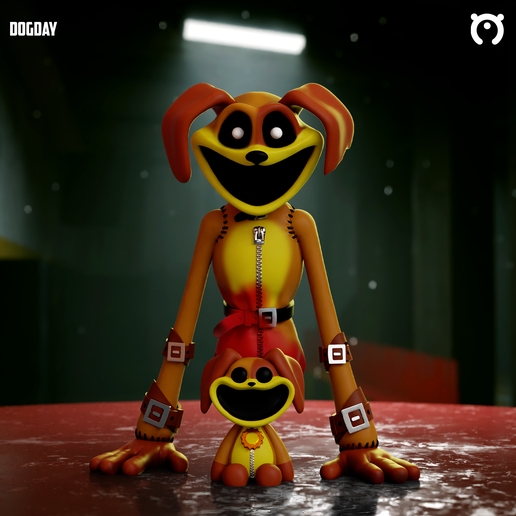 👾 Dogday - Smiling Critters・ STL File for 3D printing・Cults