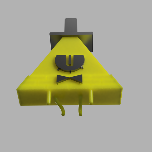 Free STL file GRAVITY FALLS KEYCHAIN - BILL CIPHER 🗝️ ・3D print object ...