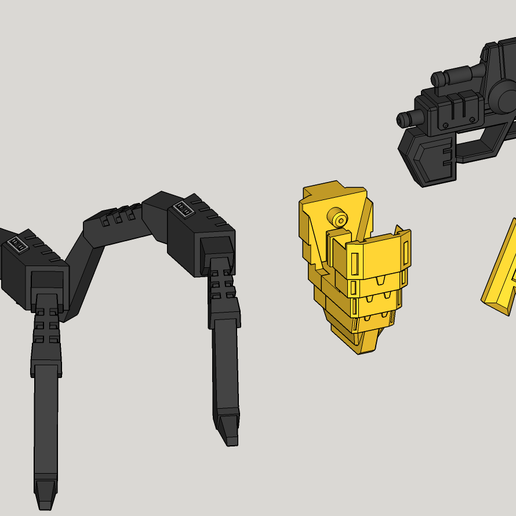 🤖 Legacy Ransack G1 Conversion Kit・ STL File for ・Cults