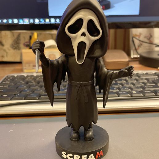 Chibi Ghostface Scream Halloween impresso em 3D・Cults