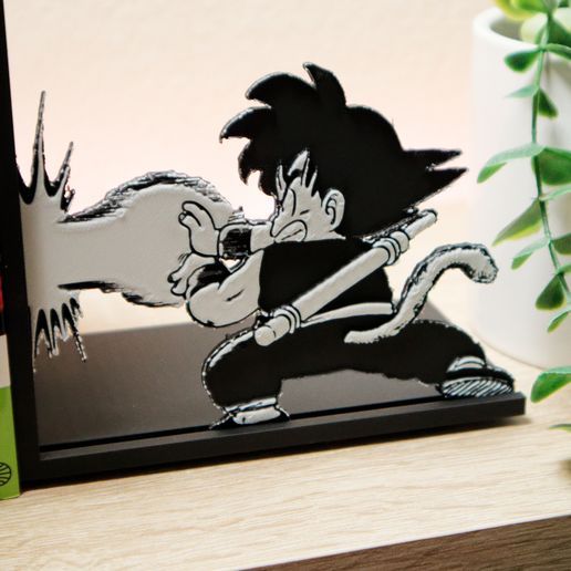 Bookend of Kid Son Goku doing the kame Hame Ha! | Dragon Ball Fan Art 🐲 ...