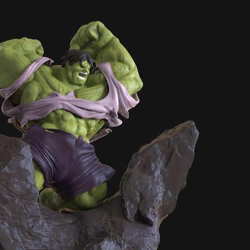 🦸 Hulk - Print Ready asset・ STL File for ・Cults