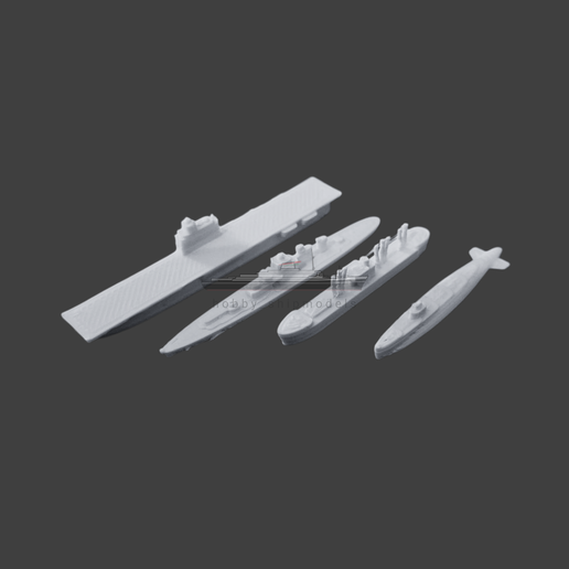 🛥️ Micro WW2 warships for micro dioramas・Free STL File for 3D printing ...