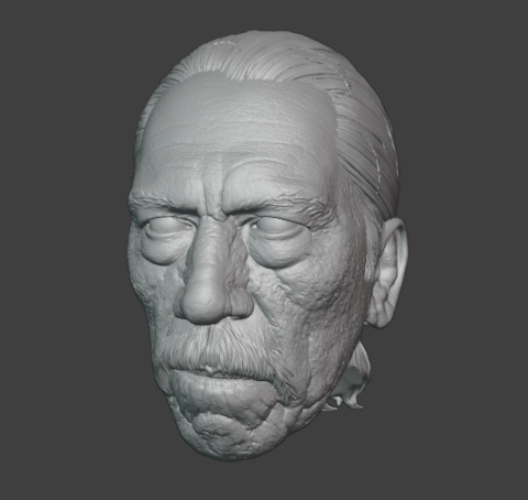 STL file Danny Trejo HEAD 🎨 ・3D print model to download・Cults