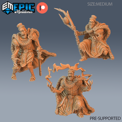 3D file Zombie King ‧ DnD Miniature ‧ Tabletop Miniatures ‧ Gaming ...