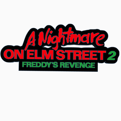 Download 17 3D models from NIGHTMARE ON ELM STREET - Logo Displays ...