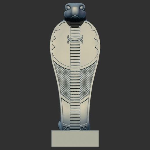 3D file Egyptian cobra naja iaret from Tutankhamun 3D Printable model 👑 ...