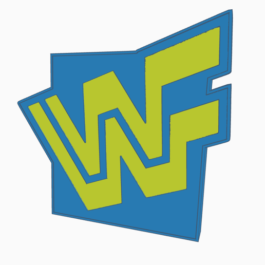 🤼 WWF (1995 Logo) Lightbox by MANIACMANCAVE3D・ STL File for 3D printing ...