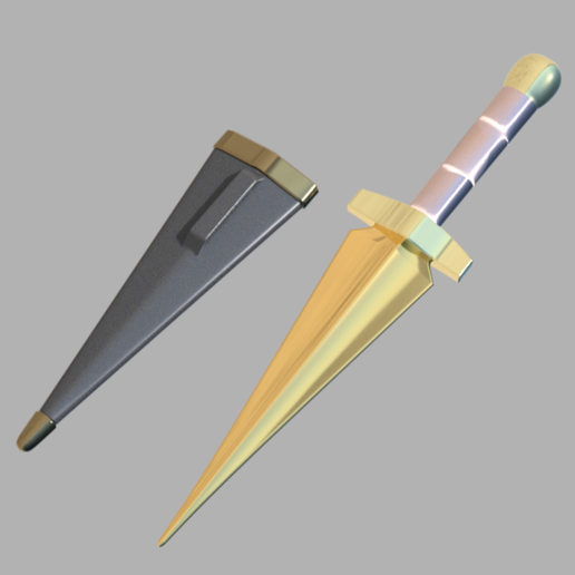 🗡️ Piper McLean’s Katoptris Dagger (3D Digital Files)・ 3D File for 3D ...