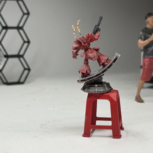 👾 Sazabi batalla forma GK estatua modelo 3D・Archivo STL para Impresión ...
