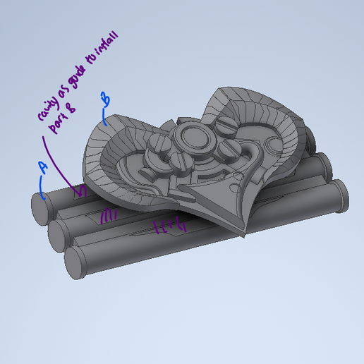 STL file Zenless Zone Zero - Pulchra Fellini Belt Accessories 🎭 ・3D ...